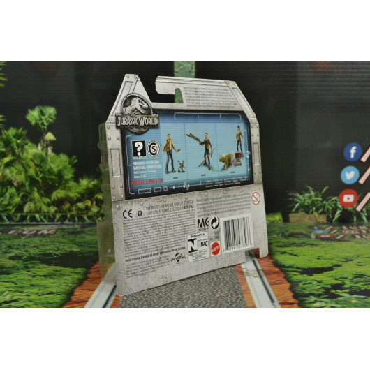 Jurassic World Fallen Kingdom Mercenary con Ankylosaurus Mattel ...