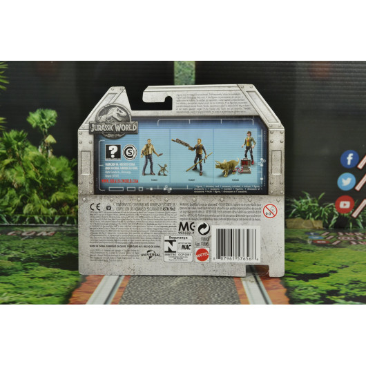 Jurassic World Fallen Kingdom Mercenary con Ankylosaurus Mattel ...