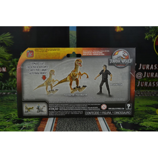 Jurassic World Legacy Collection Velociraptor And Ian Malcolm Story ...