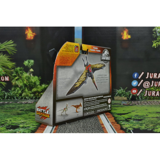 Jurassic World Dino Rivals Battle Damage Pteranodon Mattel | Jurassic ...