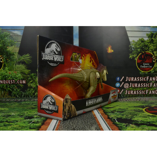Jurassic World Dino Rivals Battle Damage Albertosaurus Mattel Jurassic ...