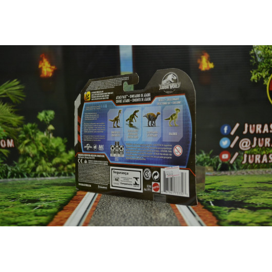 Jurassic World Primal Attack Attack Pack Herrerasaurus Mattel Jurassic ...