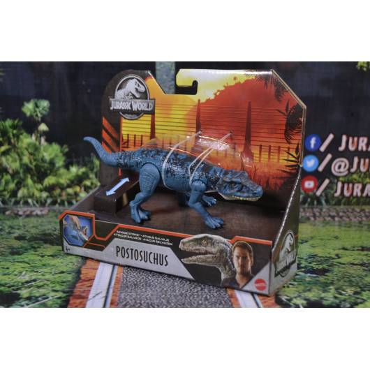 Jurassic World Primal Attack Savage Strike Postosuchus Mattel Jurassic ...