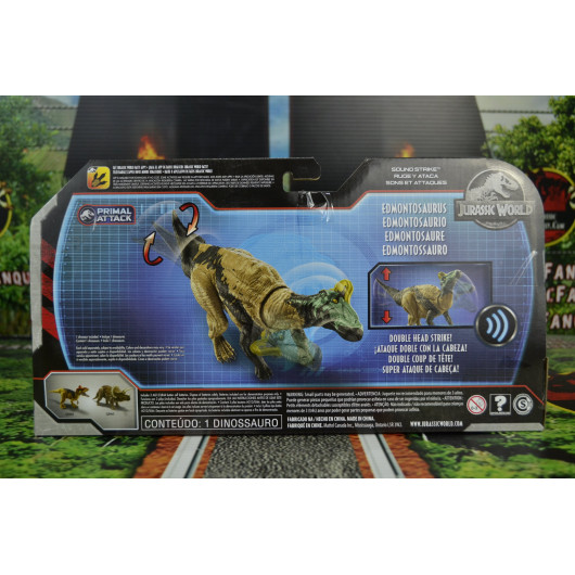 Jurassic World Primal Attack Sound Strike Edmontosaurus Mattel Jurassic ...