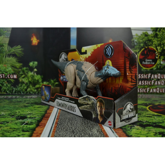 Jurassic World Primal Attack Sound Strike Edmontosaurus Mattel Jurassic ...