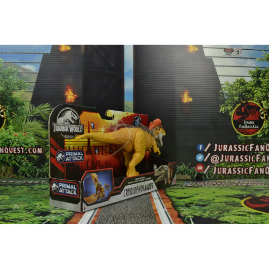 Jurassic World Sound Strike Cryolophosaurus | Jurassic Fan Quest Primal ...