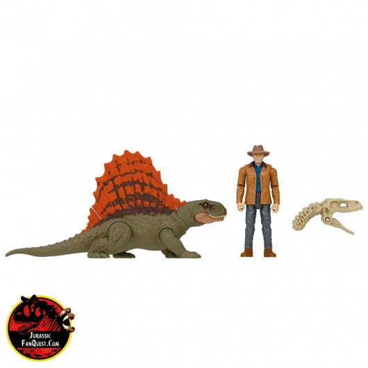 Jurassic World Dominion Human Pack Dr Alan Grant & Dimetrodon
