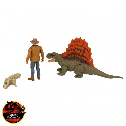 Jurassic World Dominion Human Pack Dr Alan Grant & Dimetrodon