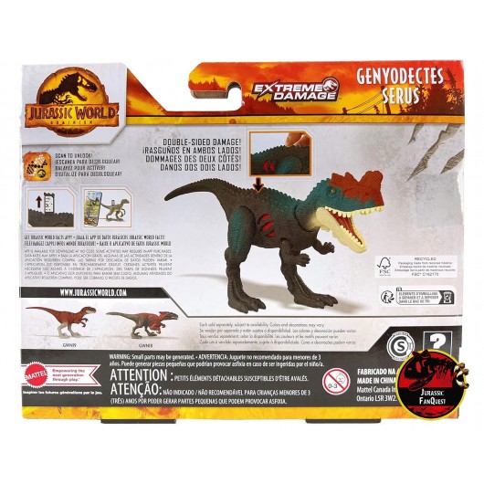 Jurassic World Dominion Extreme Damage Genyodectes Serus