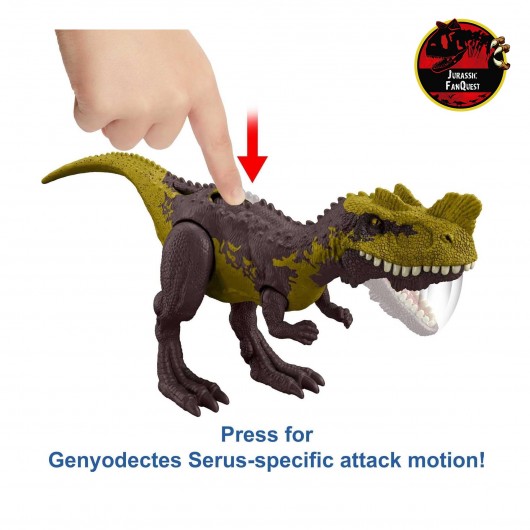 Jurassic World Dino Trackers Strike Attack Genyodectes Serus